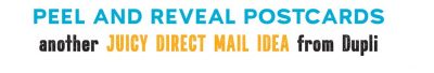 Peel Reveal Postcard | Dupli Online | Achieve More